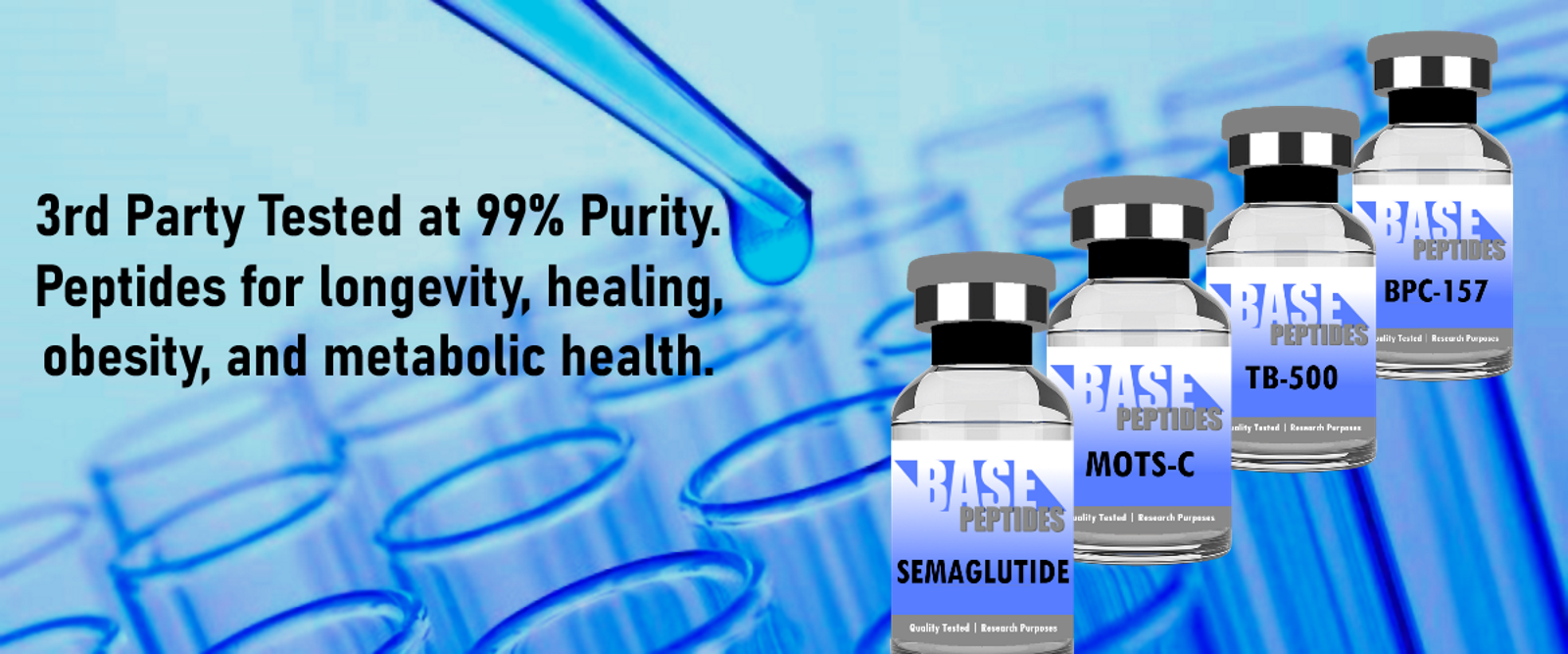 Base Peptides: The best in Weight Loss, Healing, Longevity & Strength!