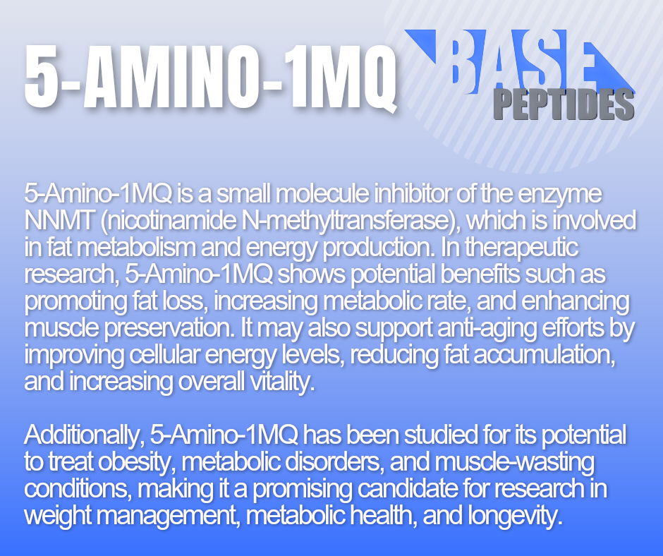 Buy 5-Amino-1MQ Capsules 50mg – Base Peptides