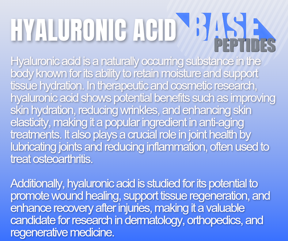Hyaluronic Acid – Base Peptides