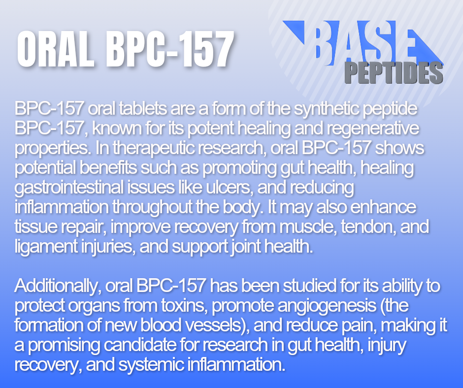 Buy Oral BPC-157 Capsules 250MCG 60 Capsules – Base Peptides